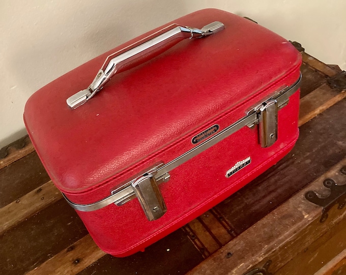American Tourister Vintage Train Case, Vintage Traincase, American ...