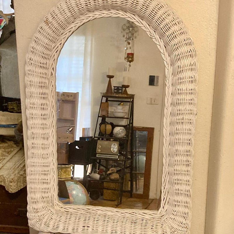 Wicker Mirror - Etsy