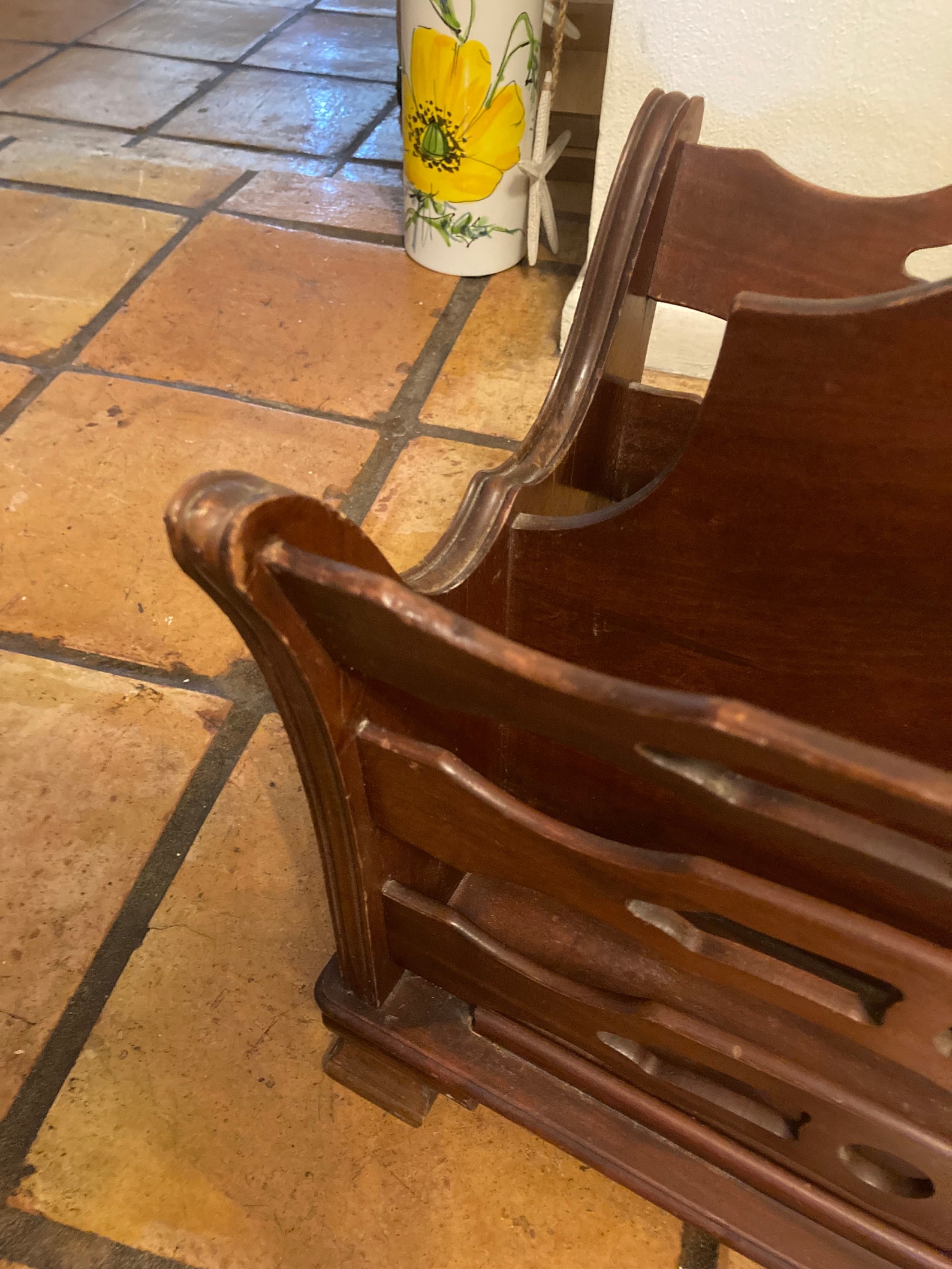 Vintage Butler Wood Magazine Rack Midcentury Magazine Rack - Etsy