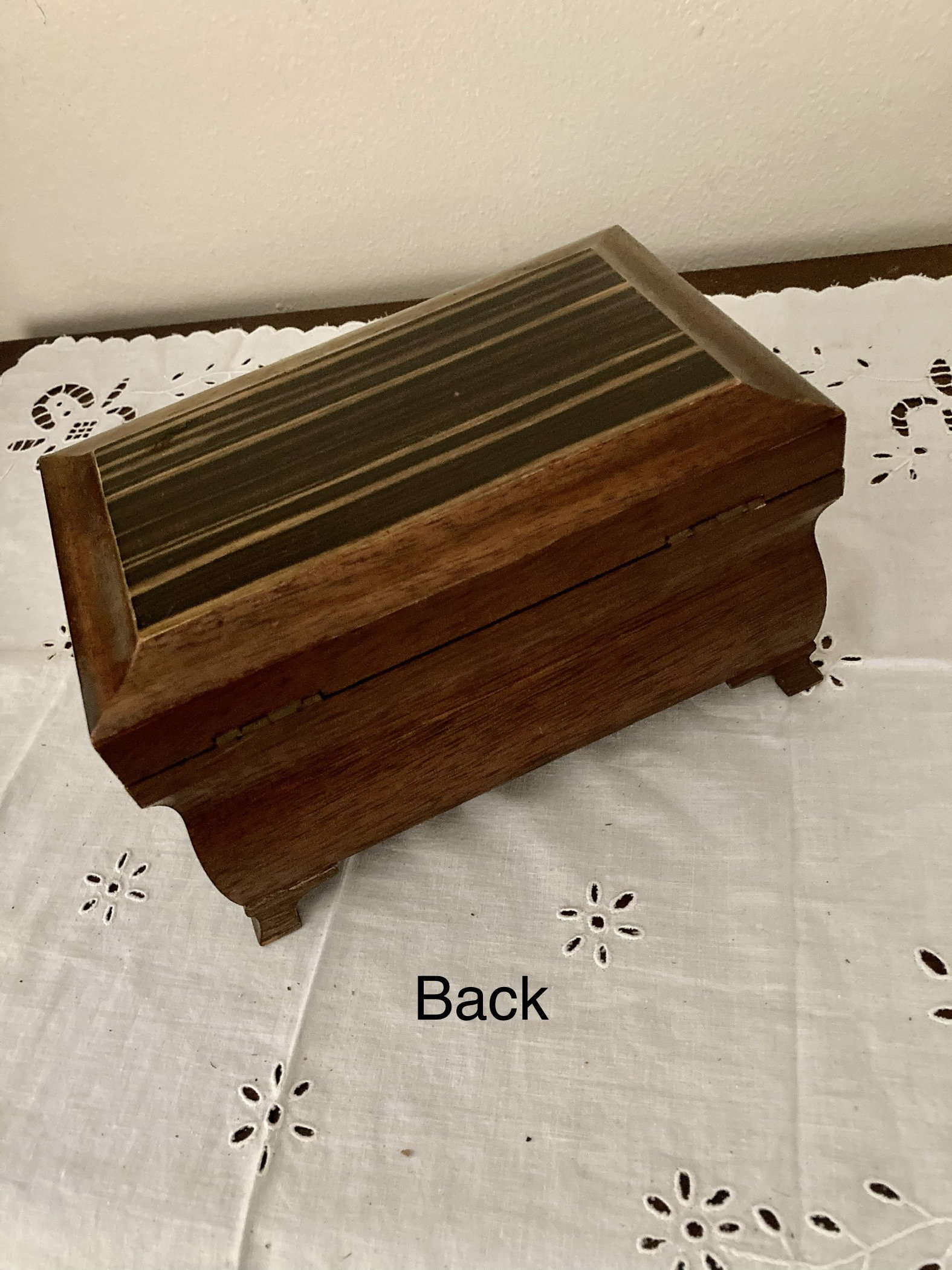 Wood Jewelry Box Vintage Valet Box Vintage Wood Jewelry Boc | Etsy