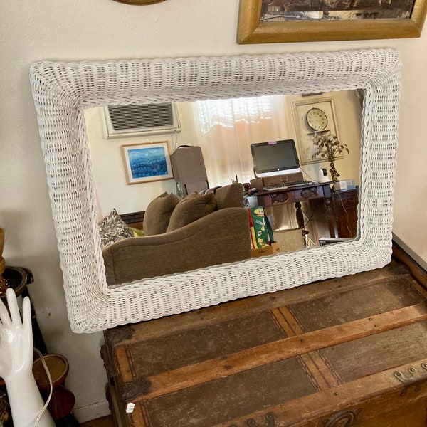 Wicker Mirror - Etsy