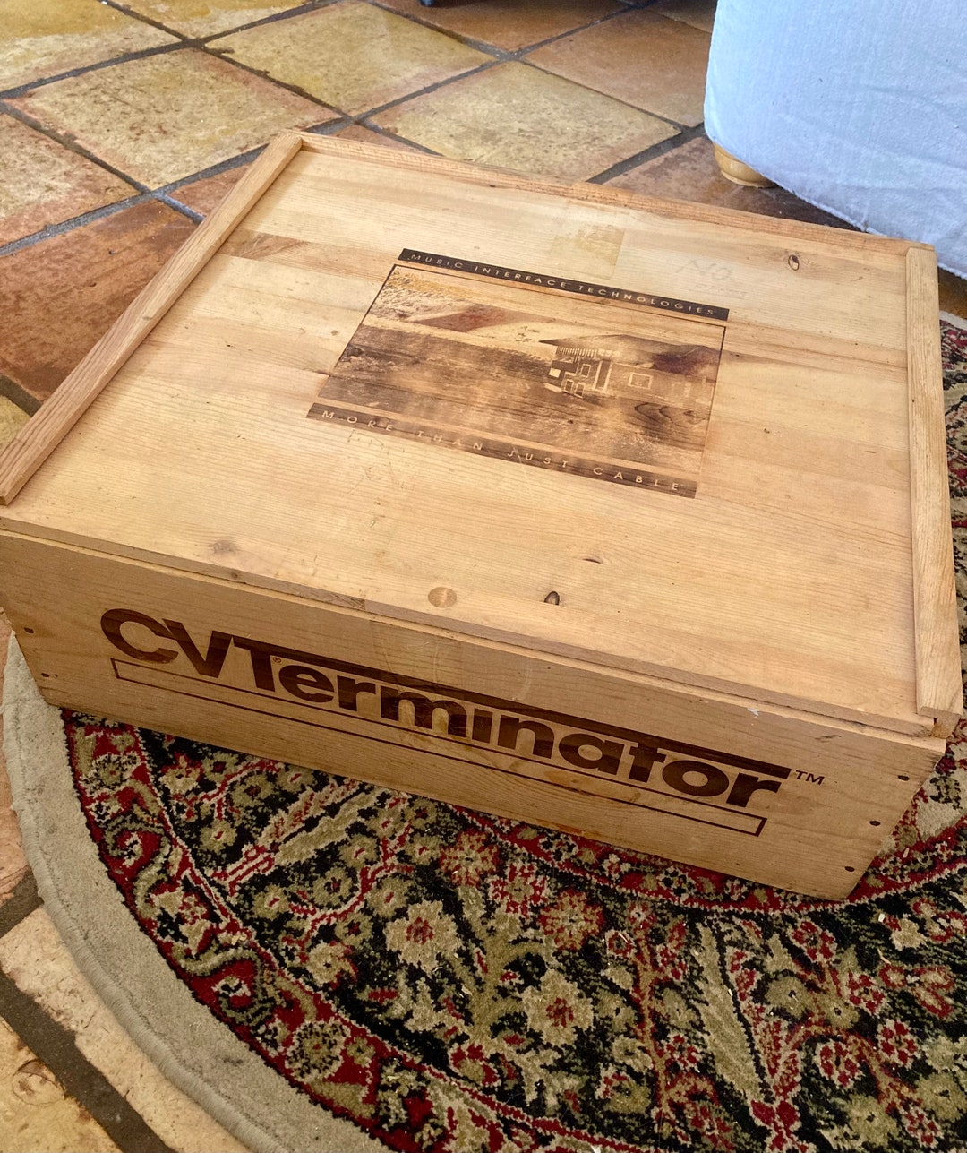 Wooden Storage Crate With Cover, Music Storage, CD Storage Crate ...