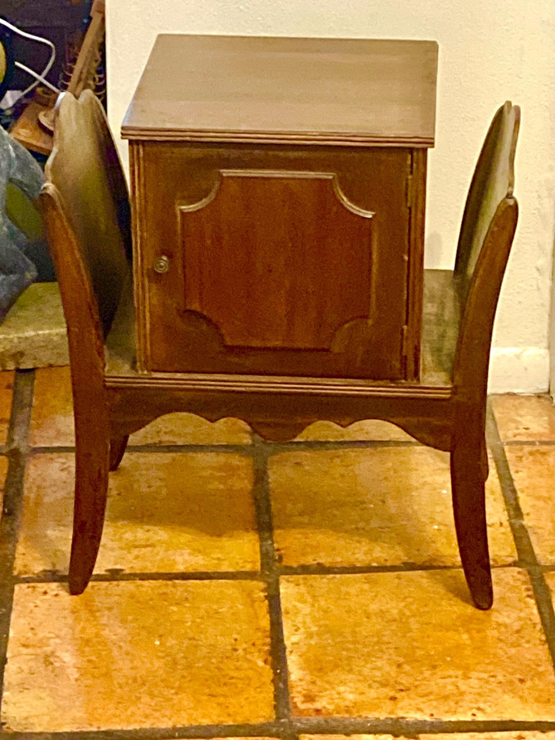 Vintage Nightstand/side Table- Humidor Cabinet With Magazine Racks ...