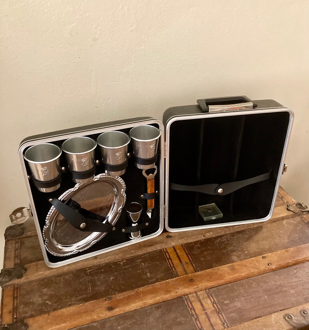 Midcentury Travel Bar, Executair 707 Style Travel Bar, Travel Bar ...