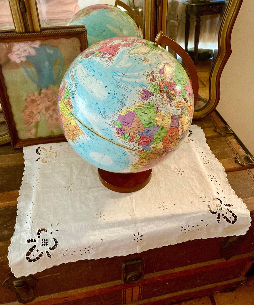 Vintage Globemaster 12 Inch World Globe Replogle Globemaster - Etsy