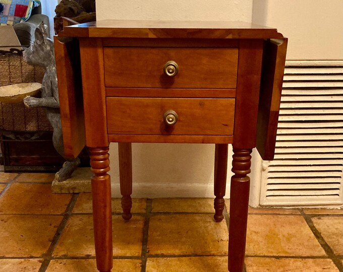 Vintage Drop Leaf Table, Small Space Dining Table, the Sampler Drop ...