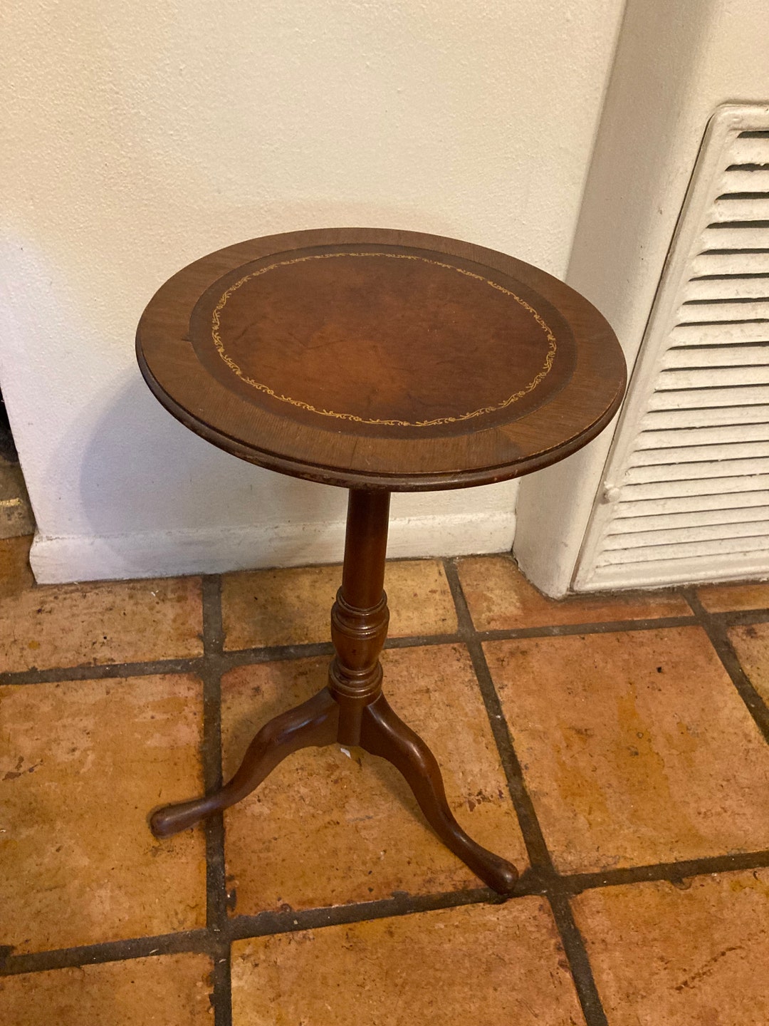 Vintage Display Table, Vintage Bombay Accent Table, Vintage Plant Stand ...