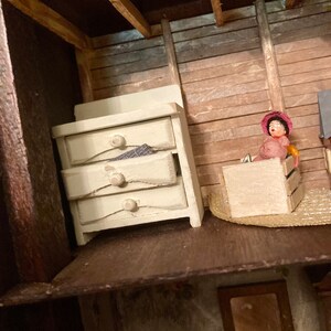 Clock Case Miniature Diorama, Room Box Diorama in a Clock Case ...