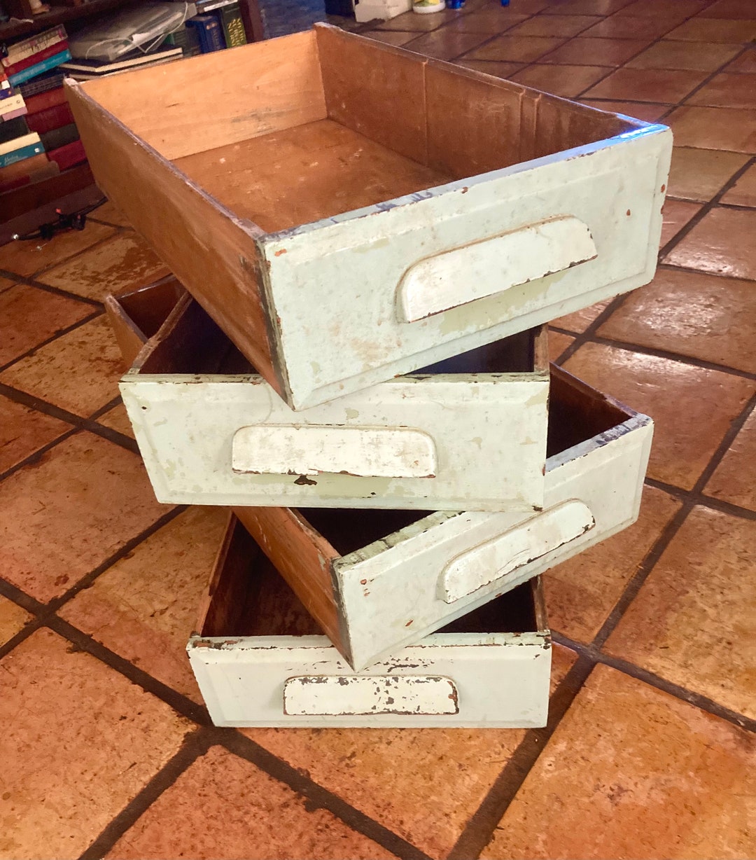 Vintage Wooden Drawers, Vintage Cutler Wooden Roll Top Desk Drawers ...
