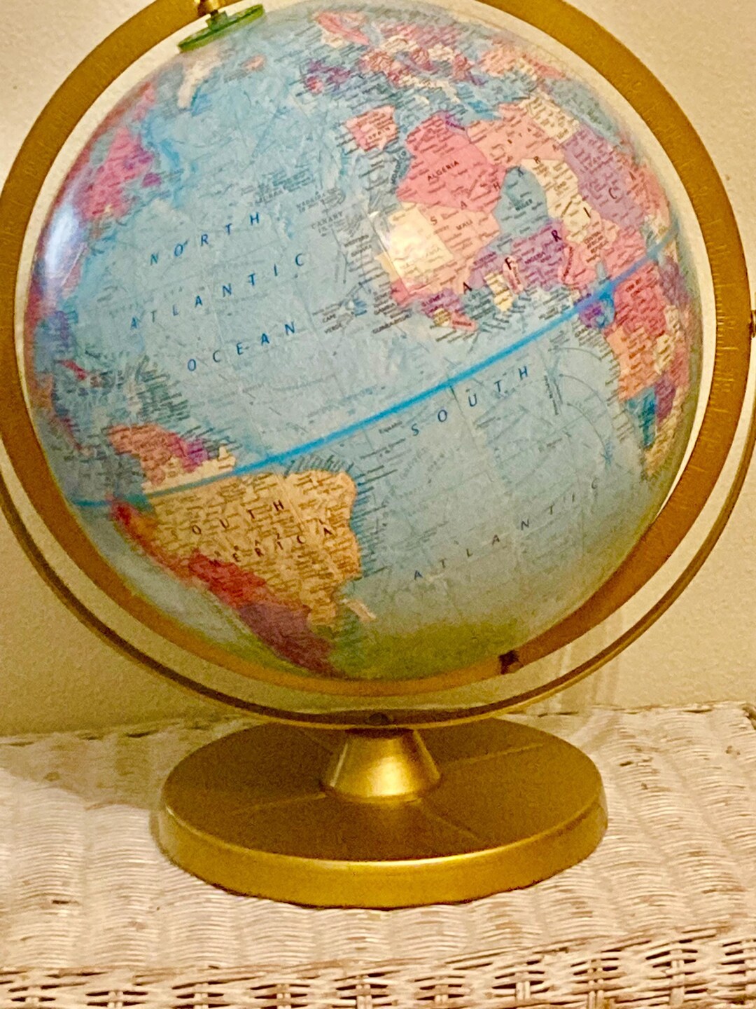 1990s Replogle Globe, 12 Inch World Globe, Replogle Stereo Relief Globe ...