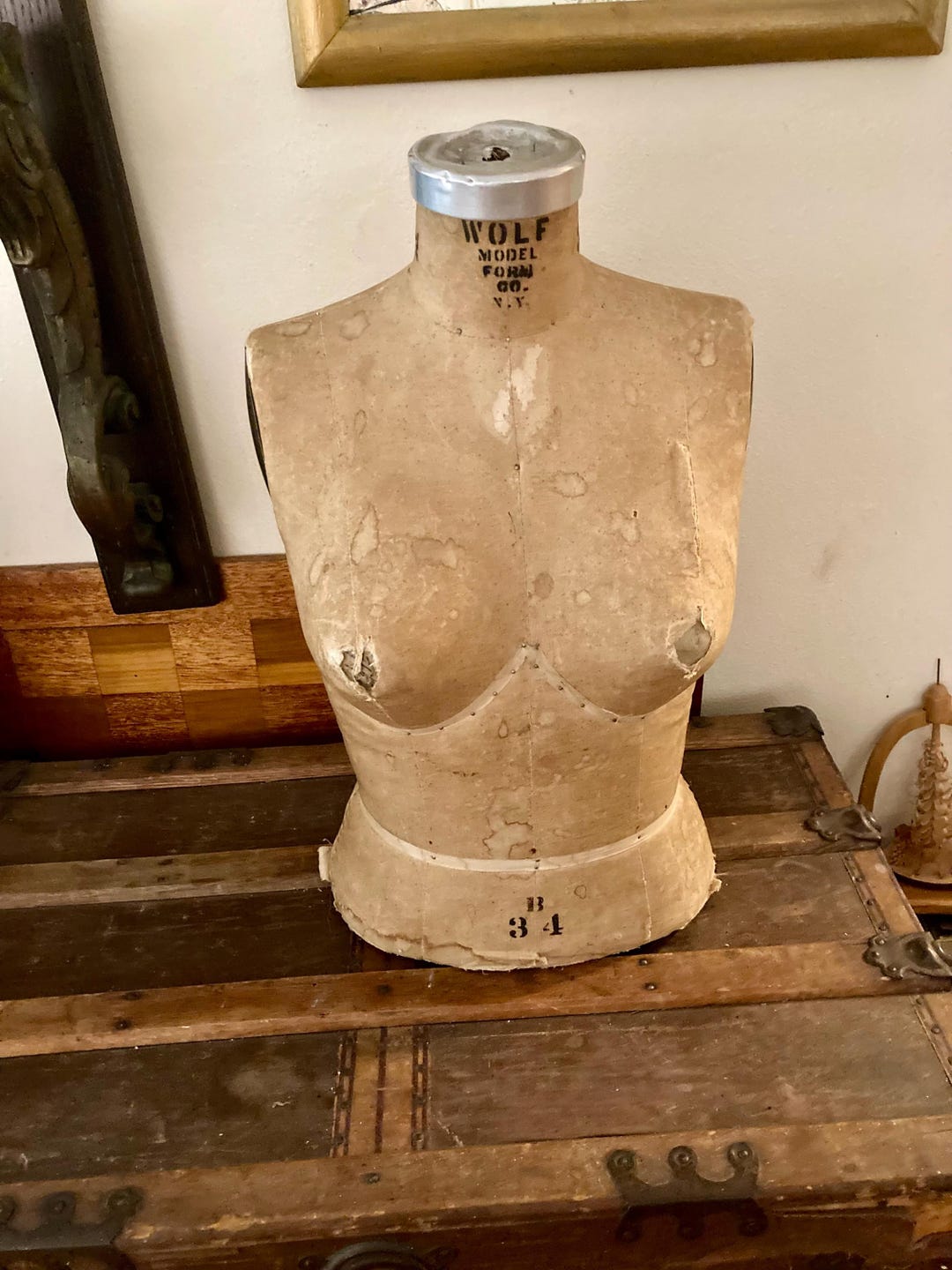 Vintage Wolf Mannequin, Size 34B Dressform, Art Doll Mannequin ...