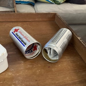 2 Vintage Metal First Aid Kits Box, Apothecary Storage Box, Vintage ...