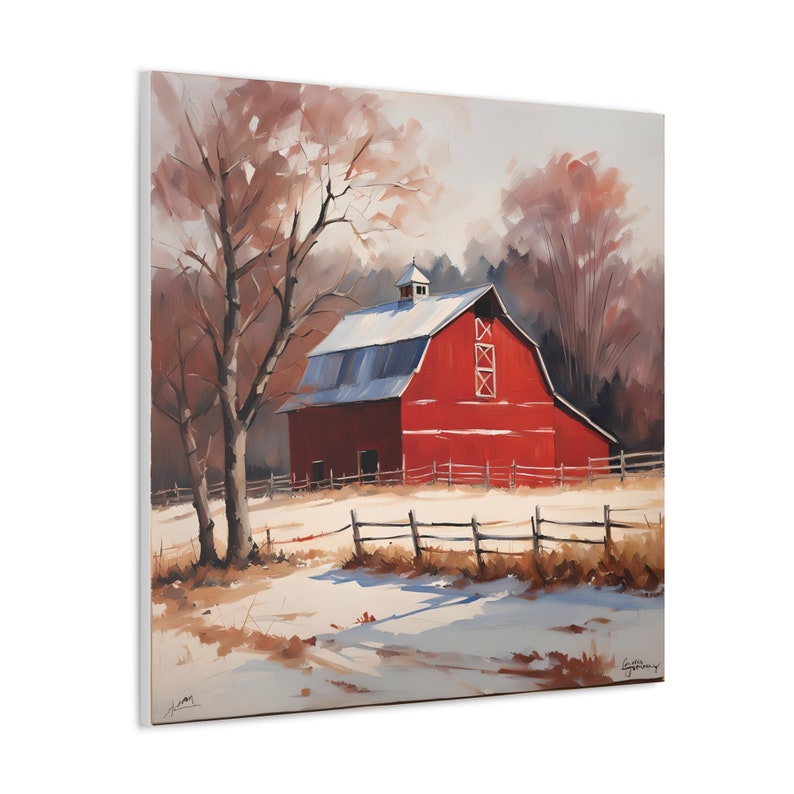 Barn Canvas Art, Farmhouse Wall Art, Rustic Barn Art, Barn Decor ...