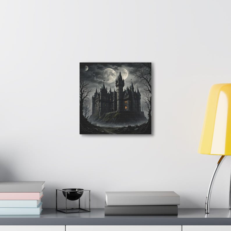 Gothic Castle Art Mysterious Dark Castle Art, Dark Cottagecore, Spooky ...