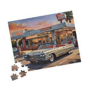 Cadillac Eldorado Puzzle - Timeless Classic Car Puzzle, Antique Car ...