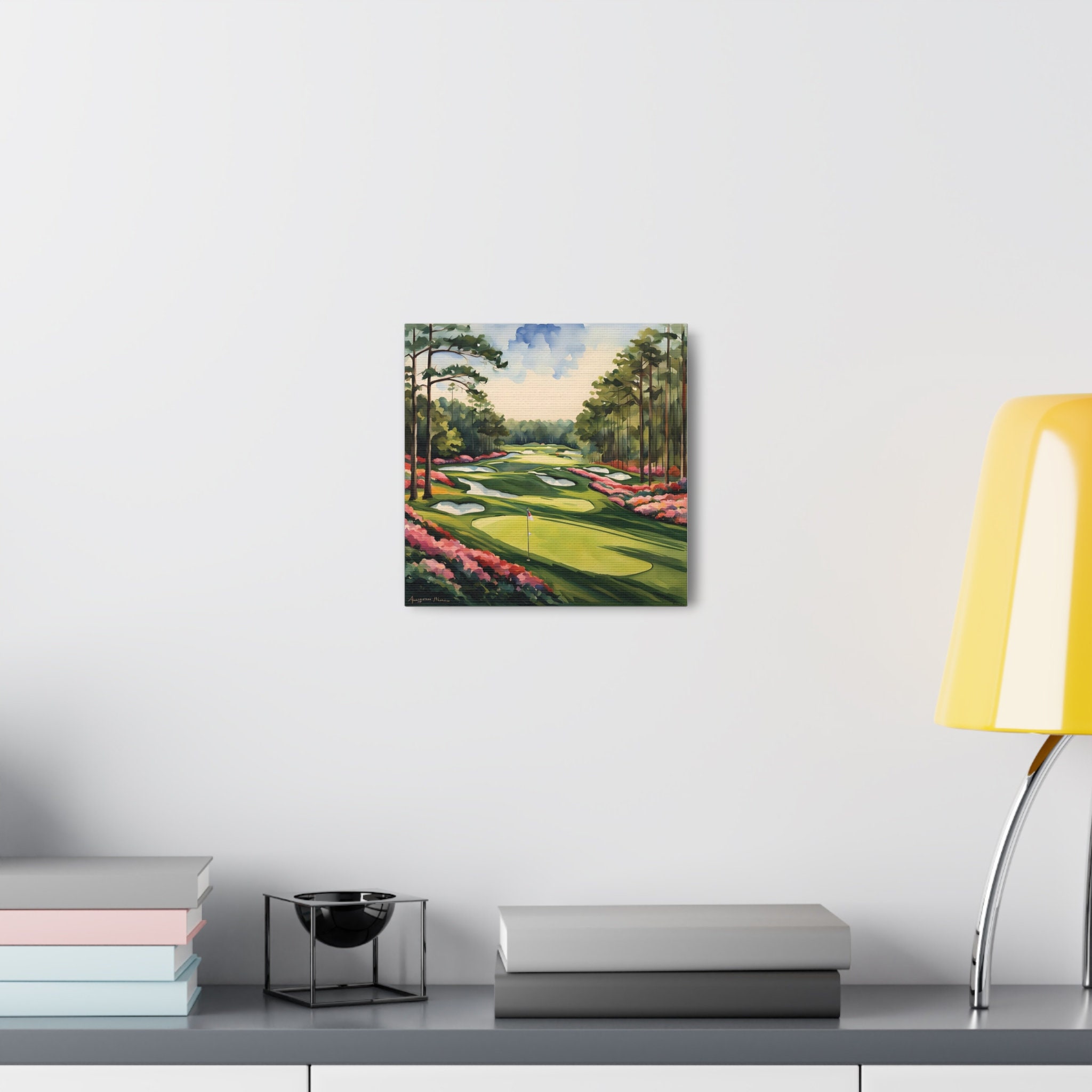 Golf Art, Golf Home Decor, Vintage Golf Art, Golf Landscape Art, Golf ...