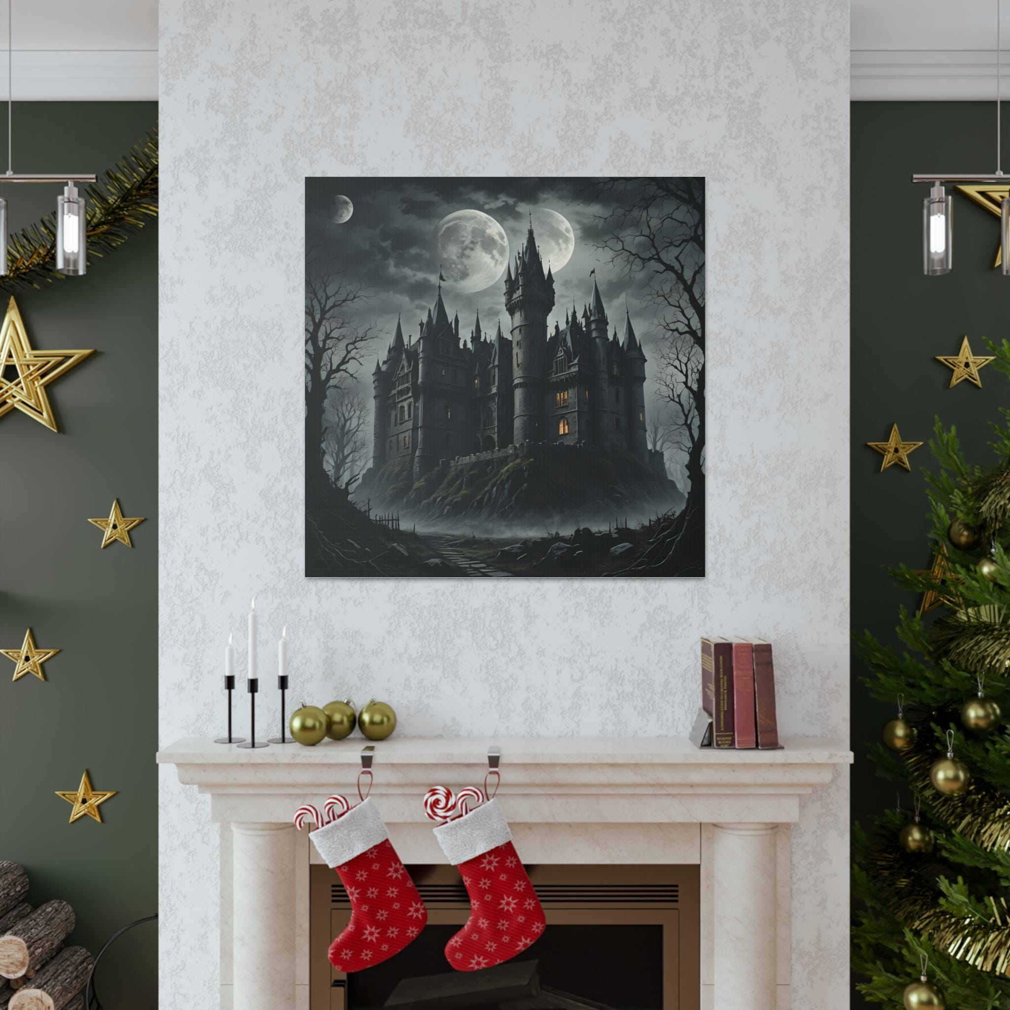Gothic Castle Art Mysterious Dark Castle Art, Dark Cottagecore, Spooky ...