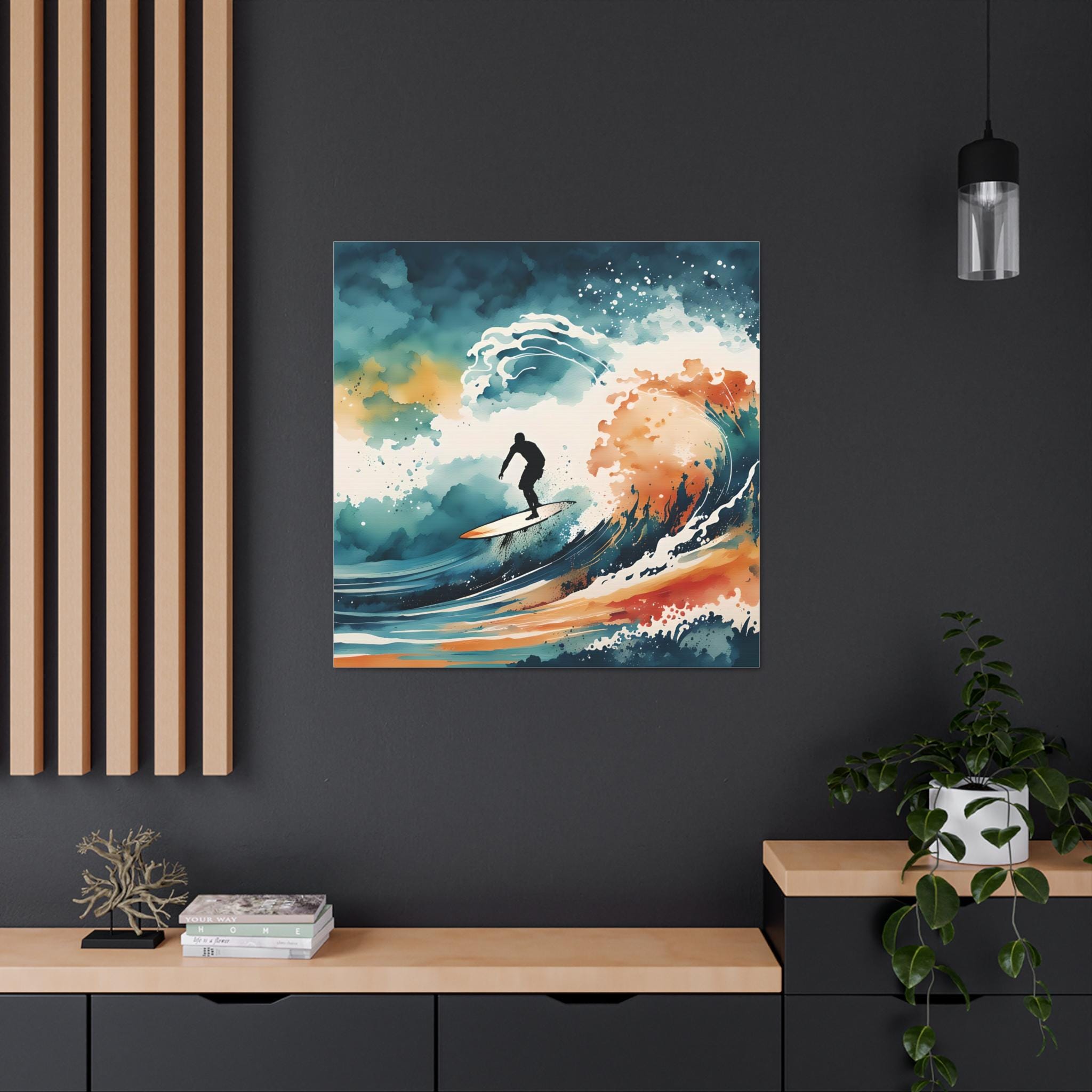 Surf Art, Ocean Art, Surfboard Art, Surfboard Wall Art, Wave Painting ...