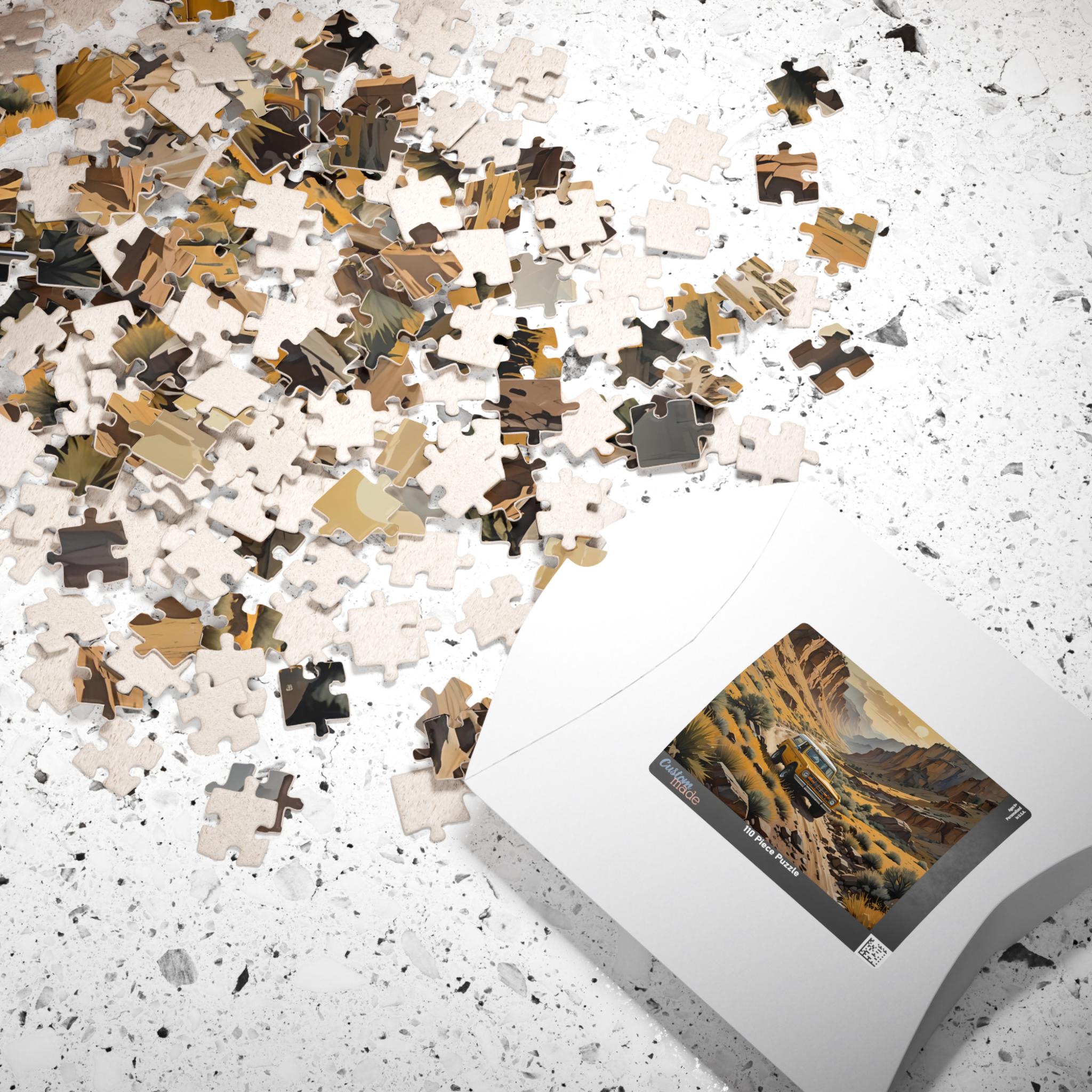 Ford Bronco Puzzle - Classic Vintage Car Puzzle, Classic Car Puzzle ...