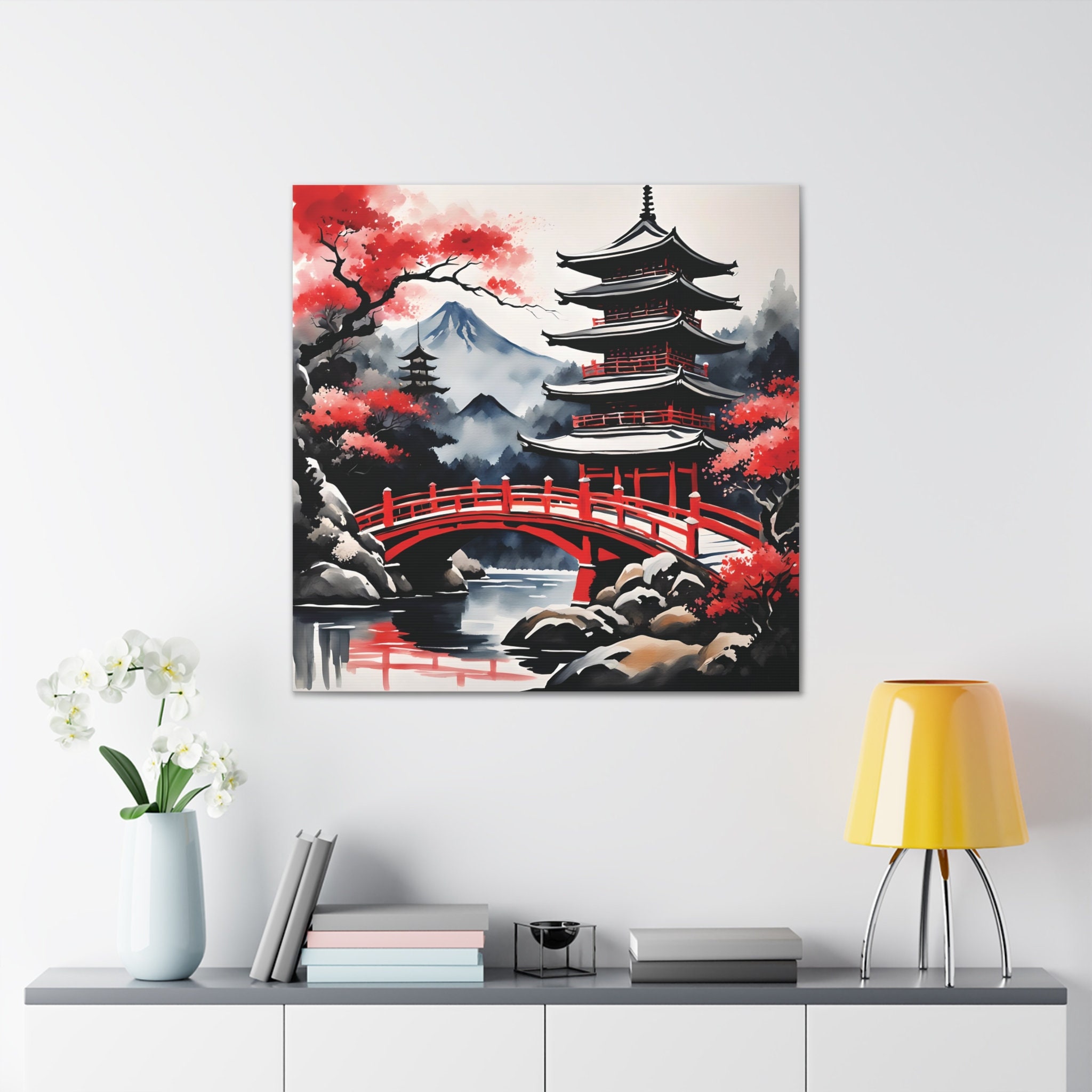 Japanese Wall Art, Japanese Wall Decor, Japan Art, Japanese Art Canvas ...