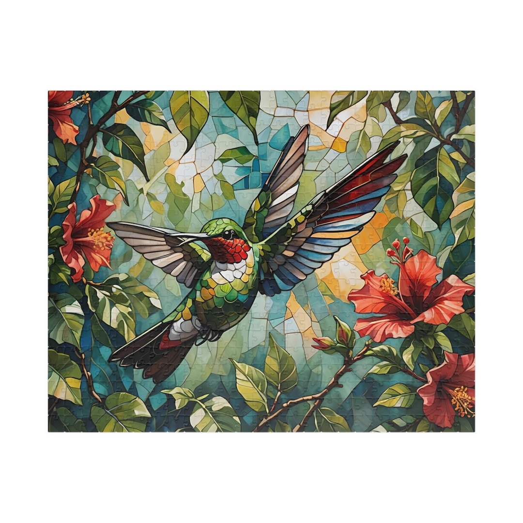 Hummingbird Puzzle Intricate 1000 Piece Hummingbird Jigsaw Puzzle ...