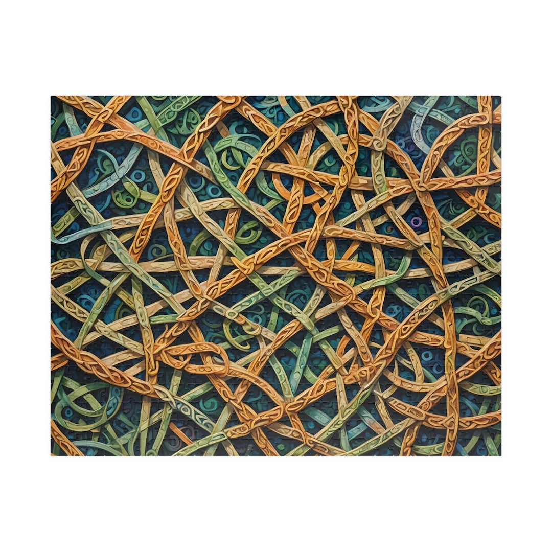 Celtic Knot Puzzle Intricate Challenging Jigsaw Puzzle - Etsy