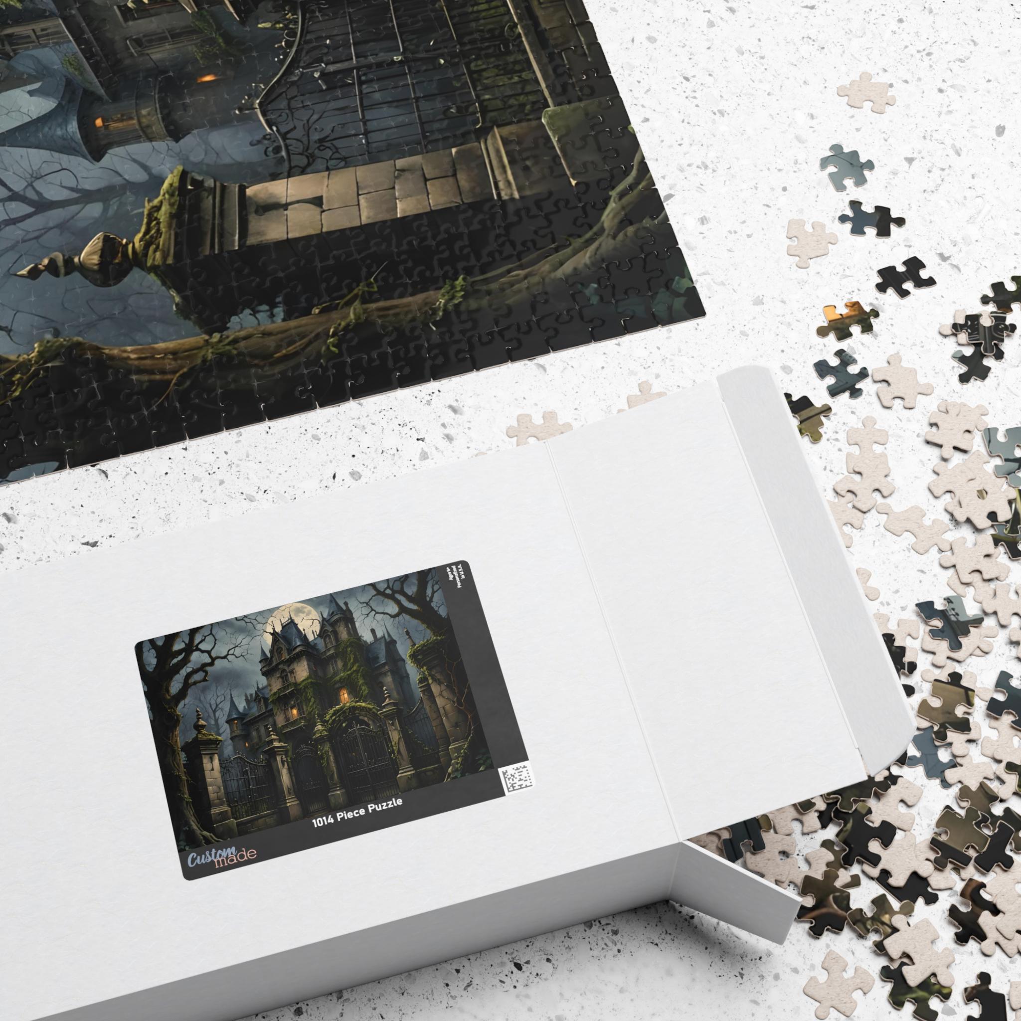 Gothic Mansion Puzzle Eerie Haunted Jigsaw Puzzle for Mystery Lovers ...