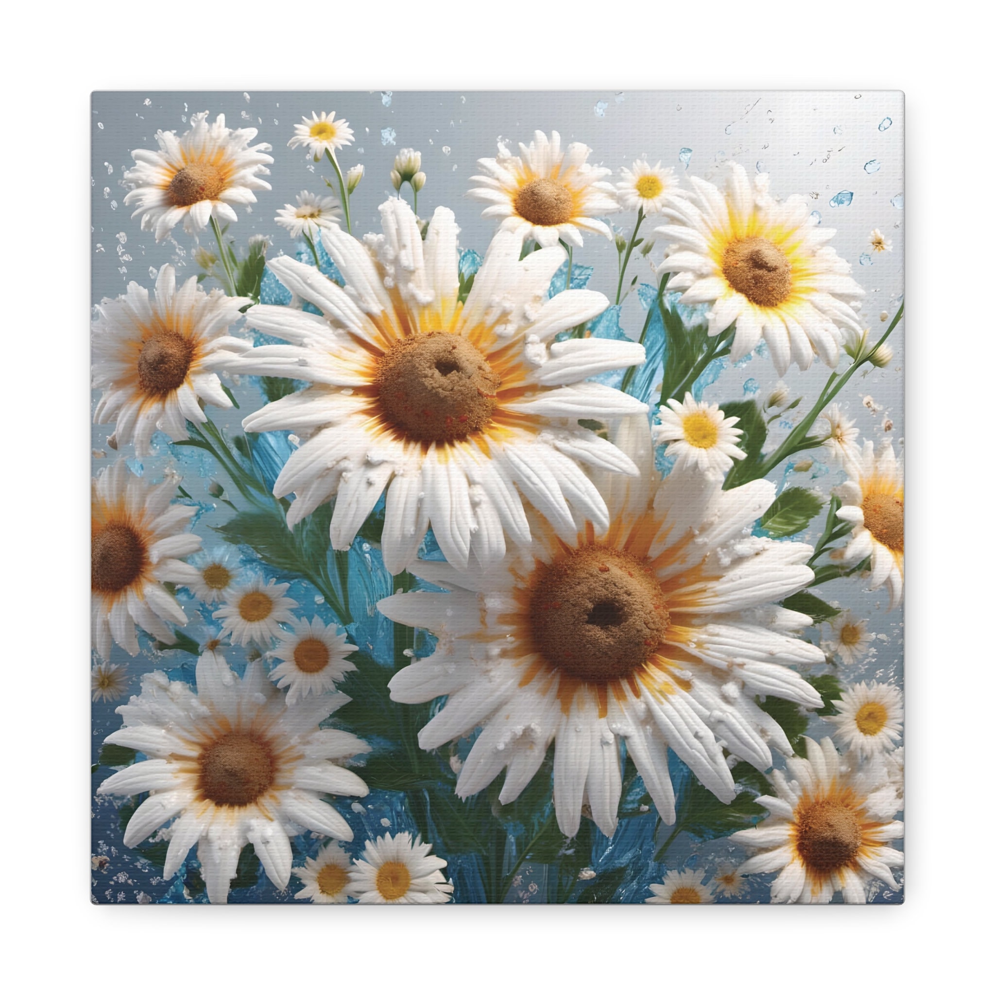 Daisy Art, Dais Flower Art, Daisy Wall Art, Daisy Canvas Art, Daisy ...