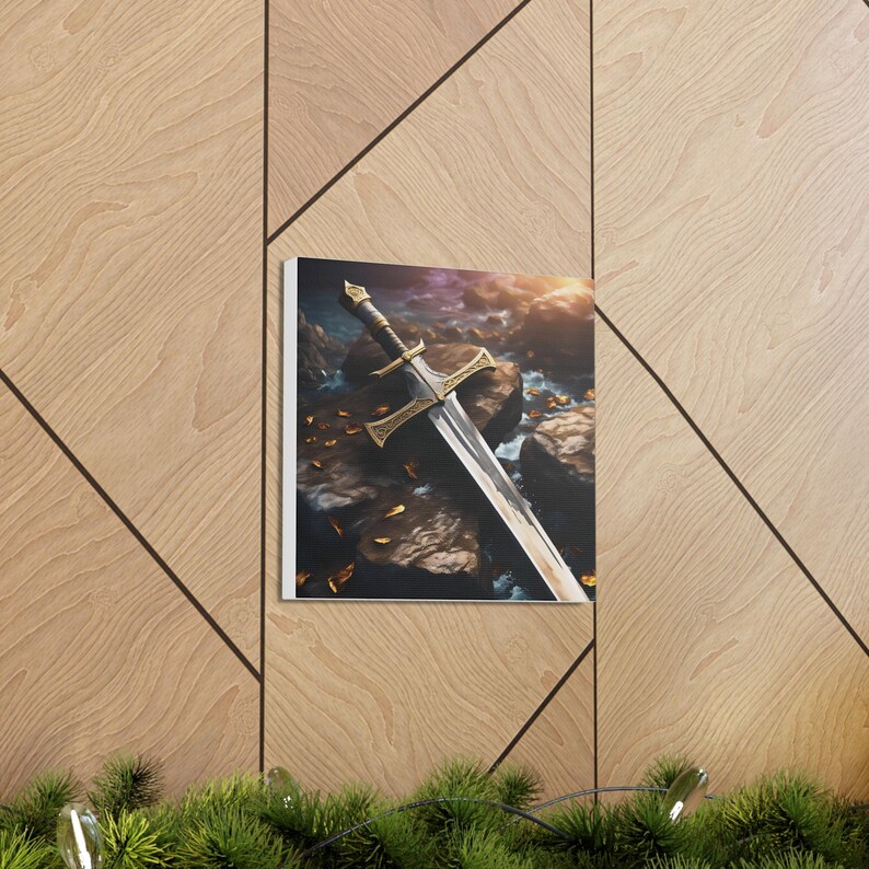 Sword Art, Fantasy Sword Art, Sword Wall Art, Medieval Sword Art, King ...