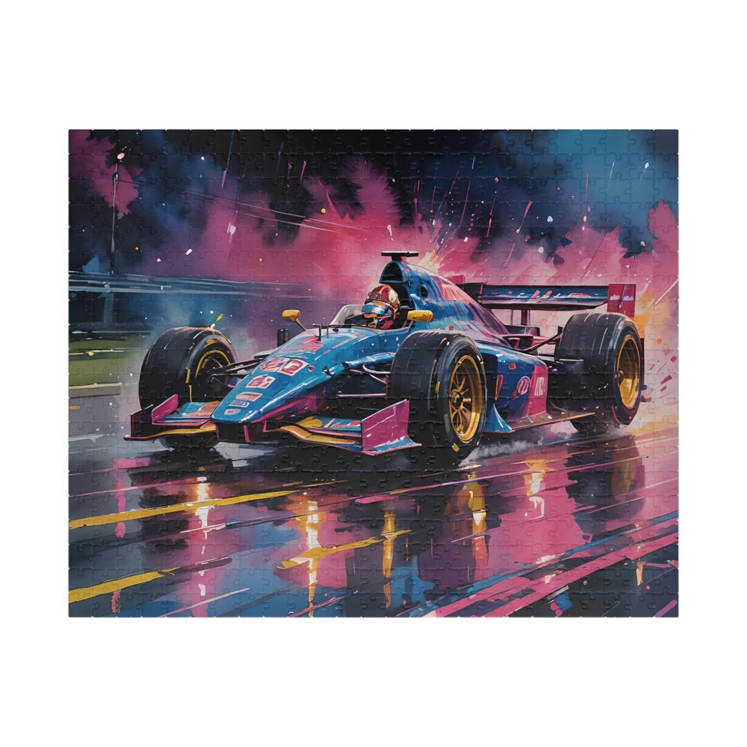 Race Car Puzzle Perfect Racing Car Gifts, Car Racing Puzzle, Car Lover ...