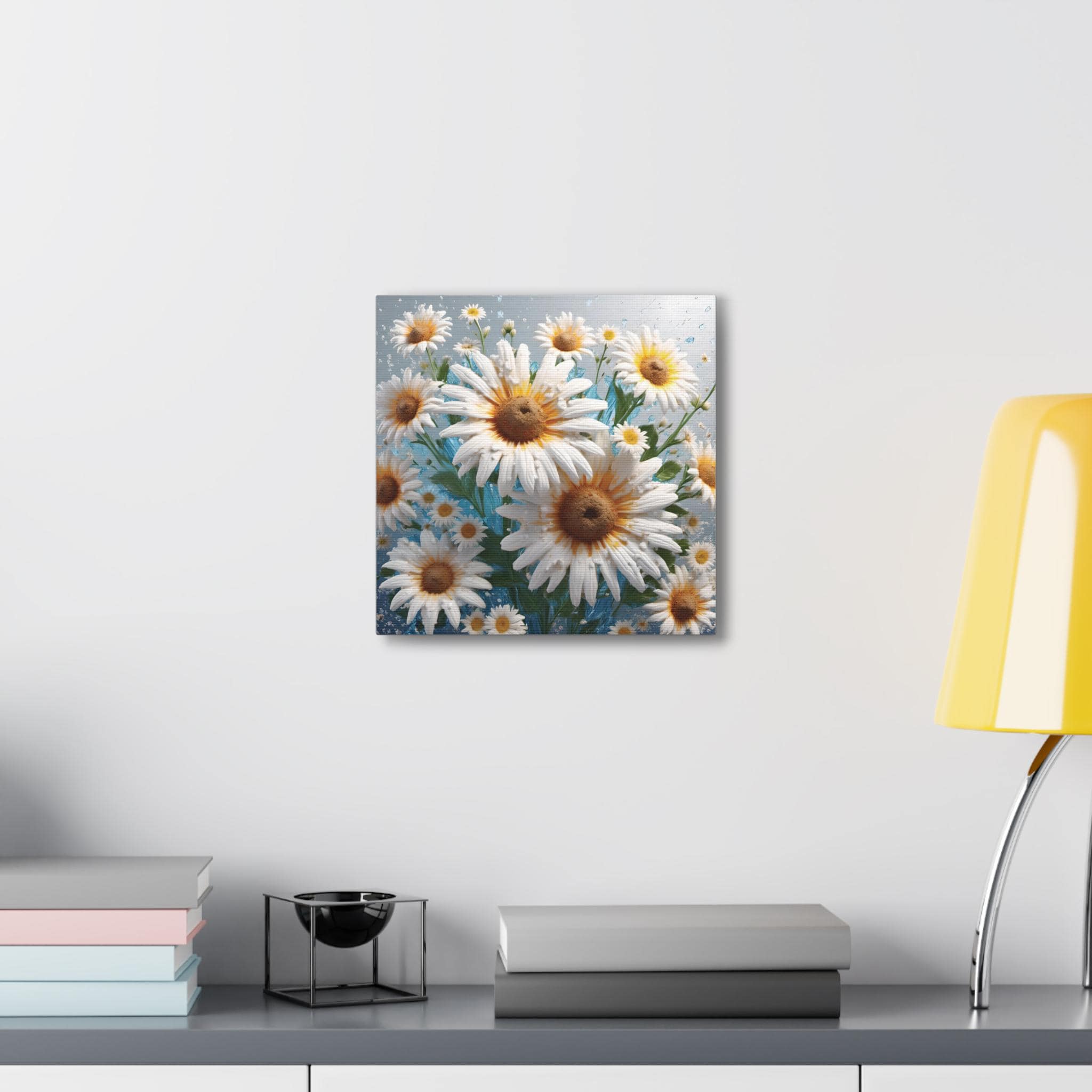 Daisy Art, Dais Flower Art, Daisy Wall Art, Daisy Canvas Art, Daisy ...
