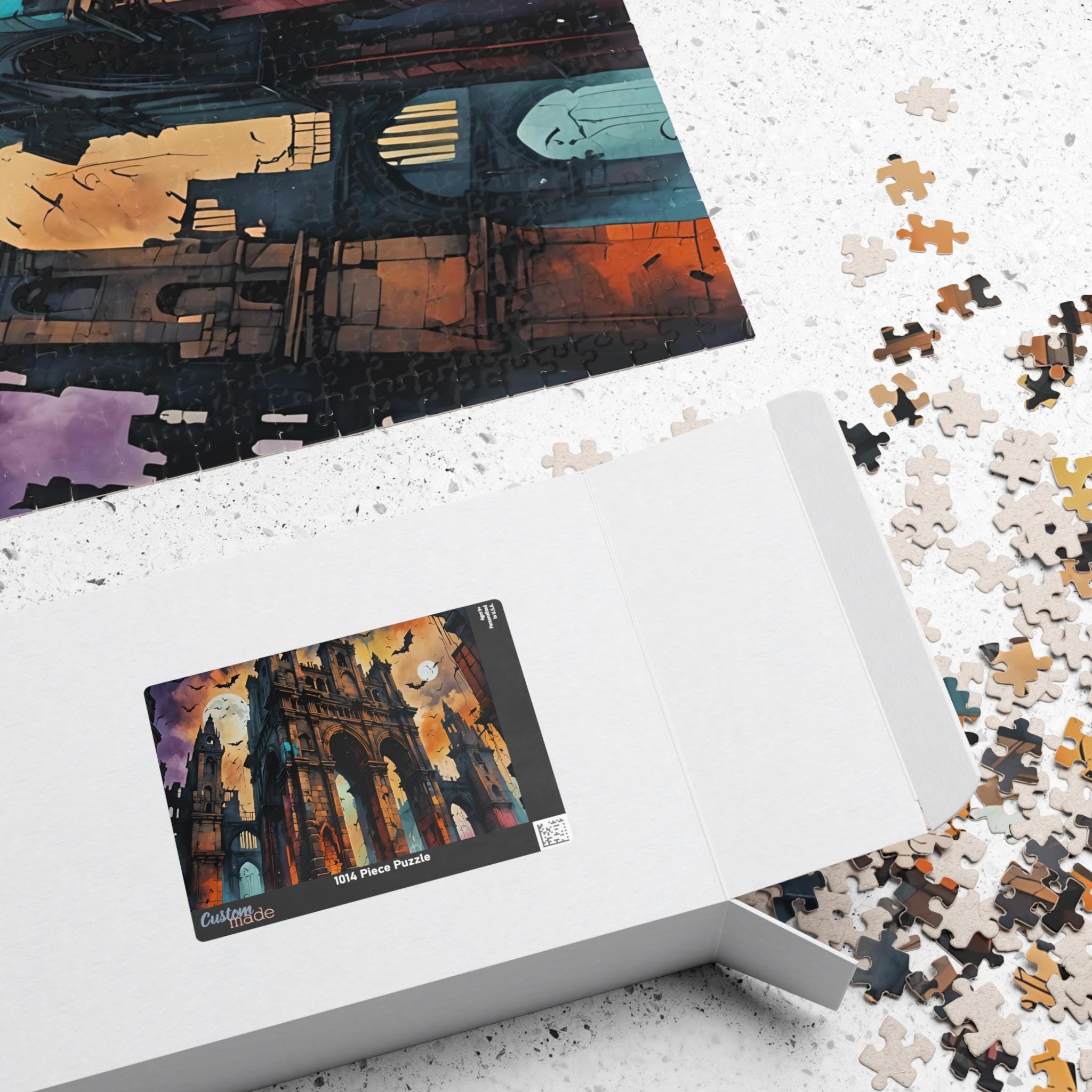 Gothic Puzzle Mysterious Gothic Ruins Puzzle, Gothic Jigsaw Puzzle ...