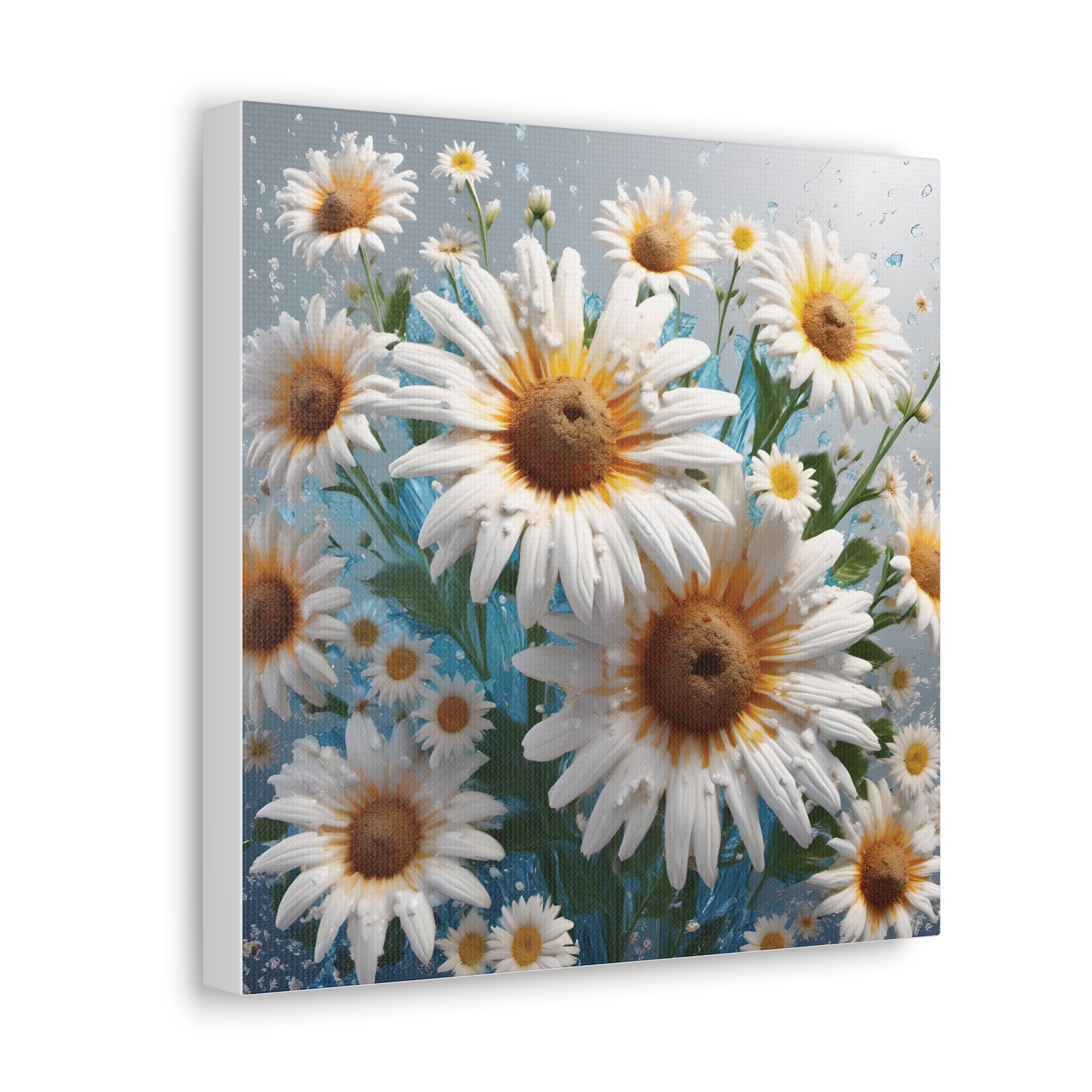 Daisy Art, Dais Flower Art, Daisy Wall Art, Daisy Canvas Art, Daisy ...