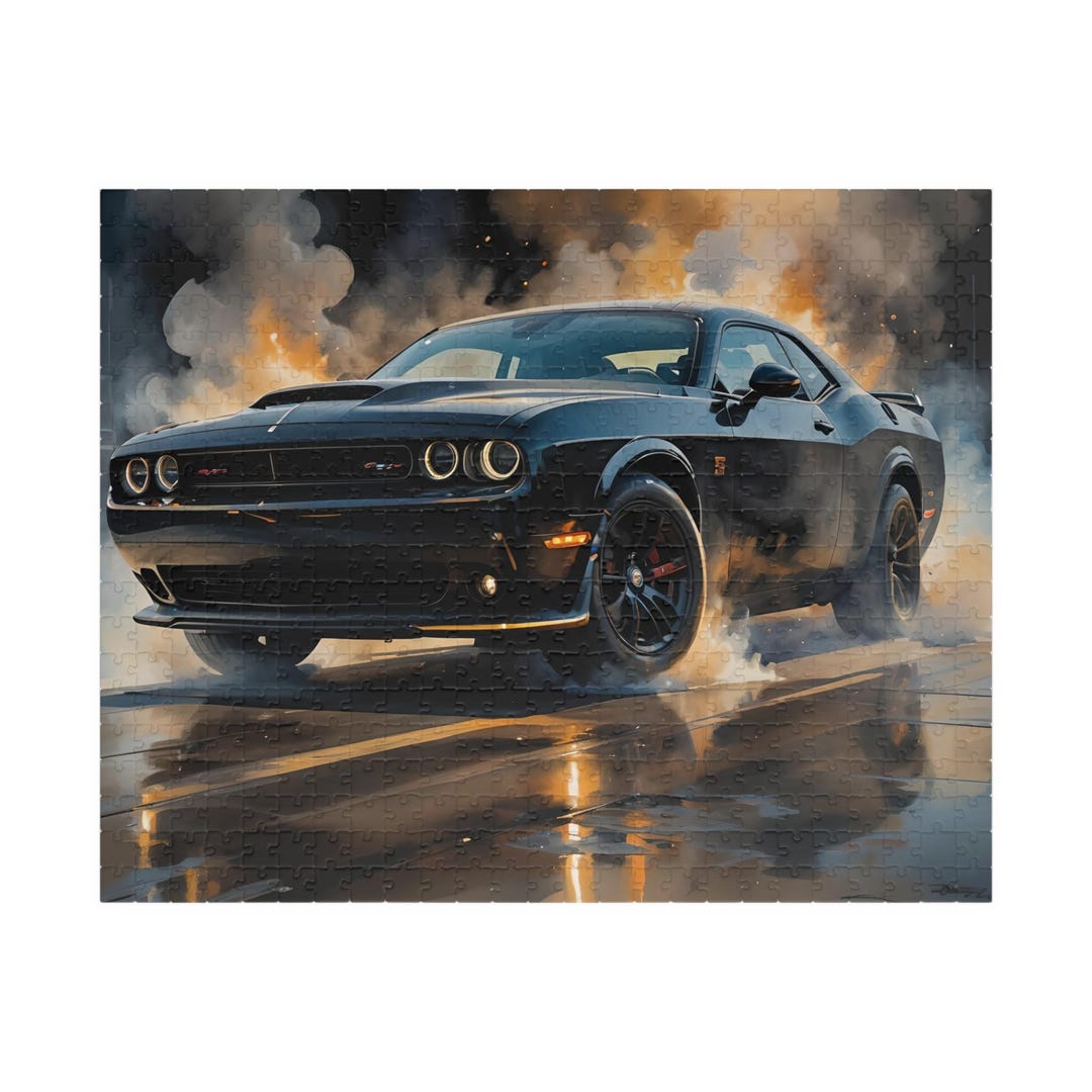 Dodge Challenger Puzzle - Iconic Muscle Car Puzzle, Dodge Puzzle ...