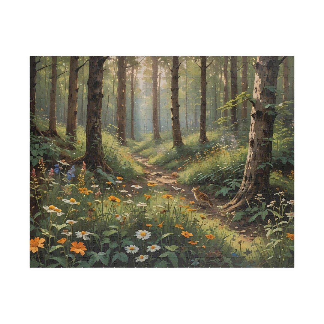 Botanical Puzzle Stunning Landscape Puzzle, Jigsaw Puzzle 500, Large ...