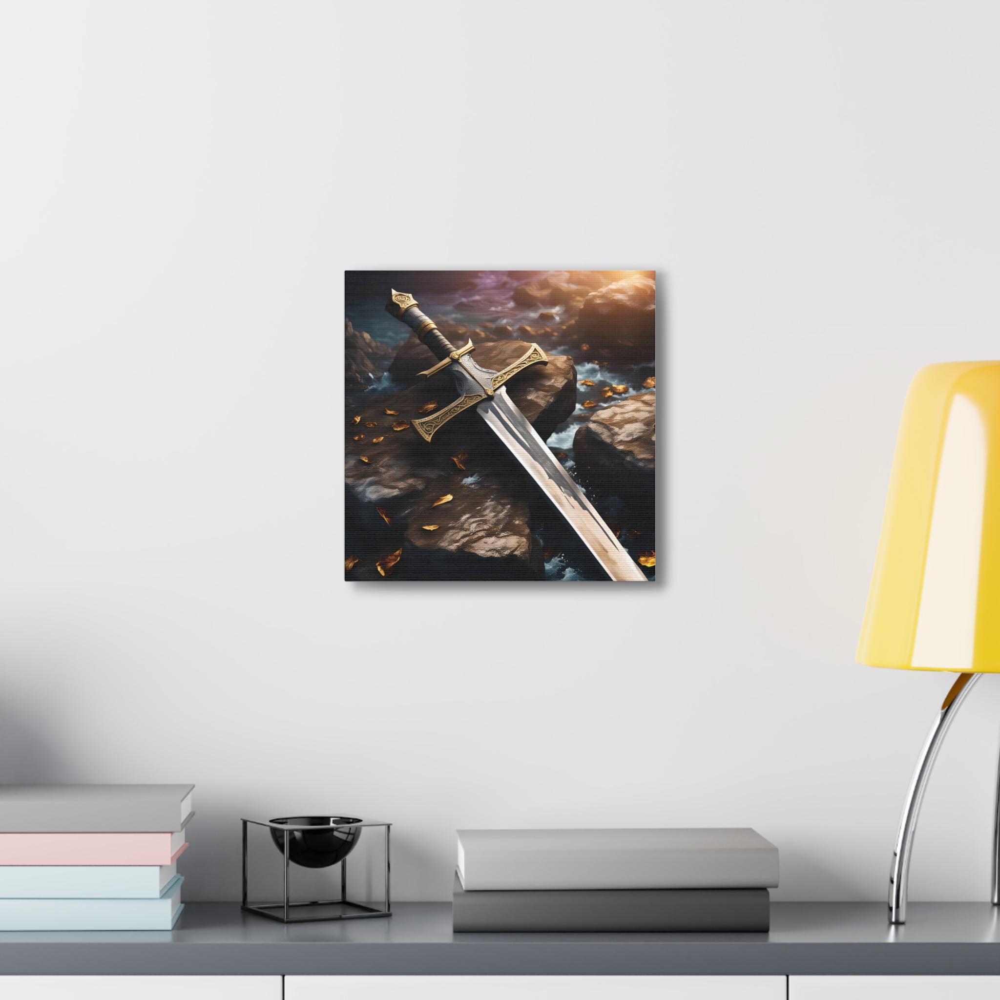 Sword Art, Fantasy Sword Art, Sword Wall Art, Medieval Sword Art, King ...