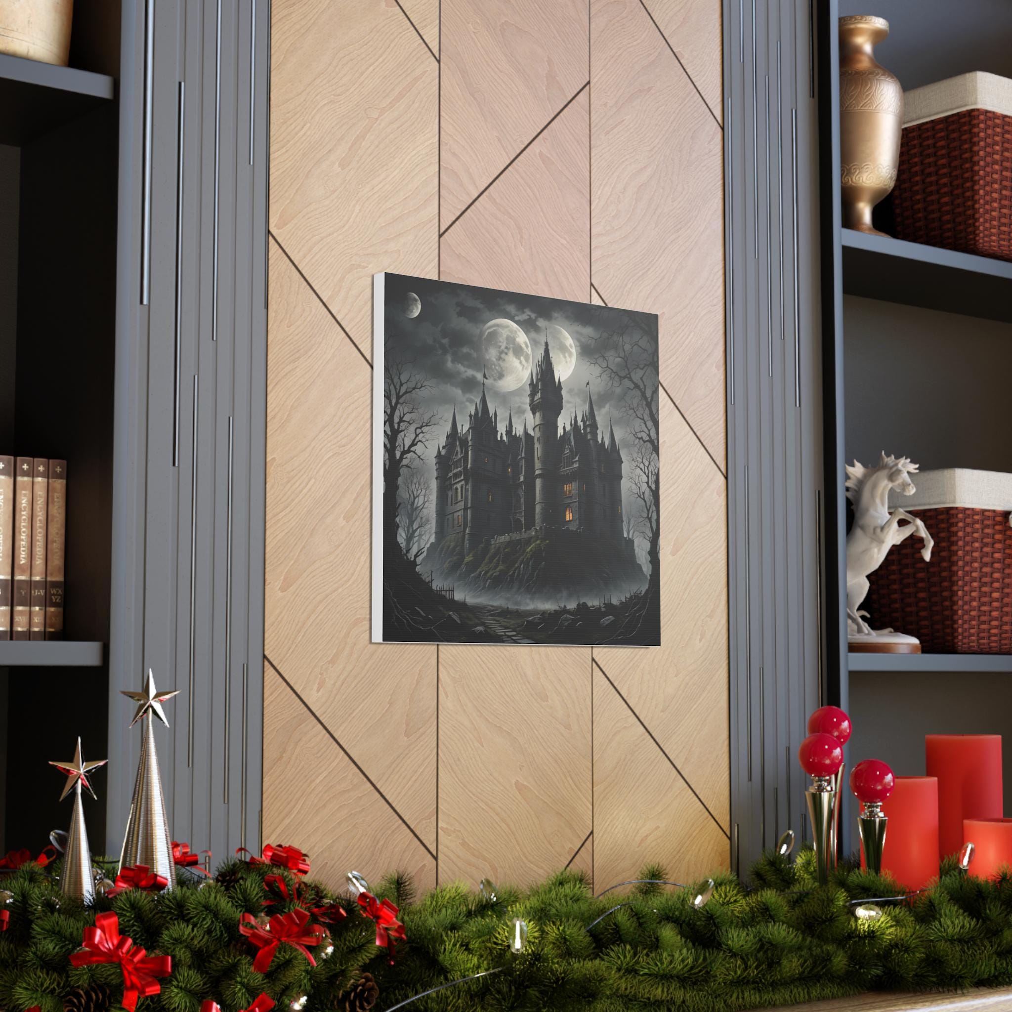 Gothic Castle Art Mysterious Dark Castle Art, Dark Cottagecore, Spooky ...