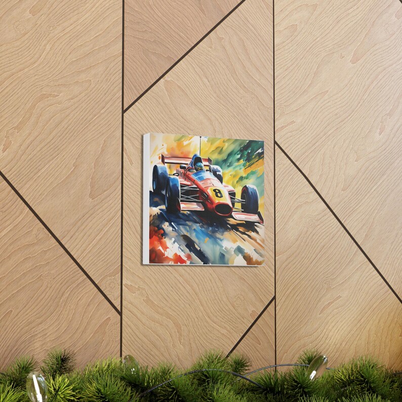 Race Car Wall Art Dynamic Indy Car Wall Art, Auto Racing Wall Art ...