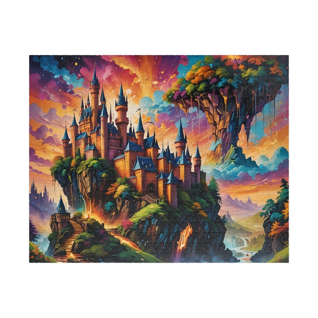 Fairytale Castle Puzzle Magical Fantasy Jigsaw Puzzle for Dreamers ...