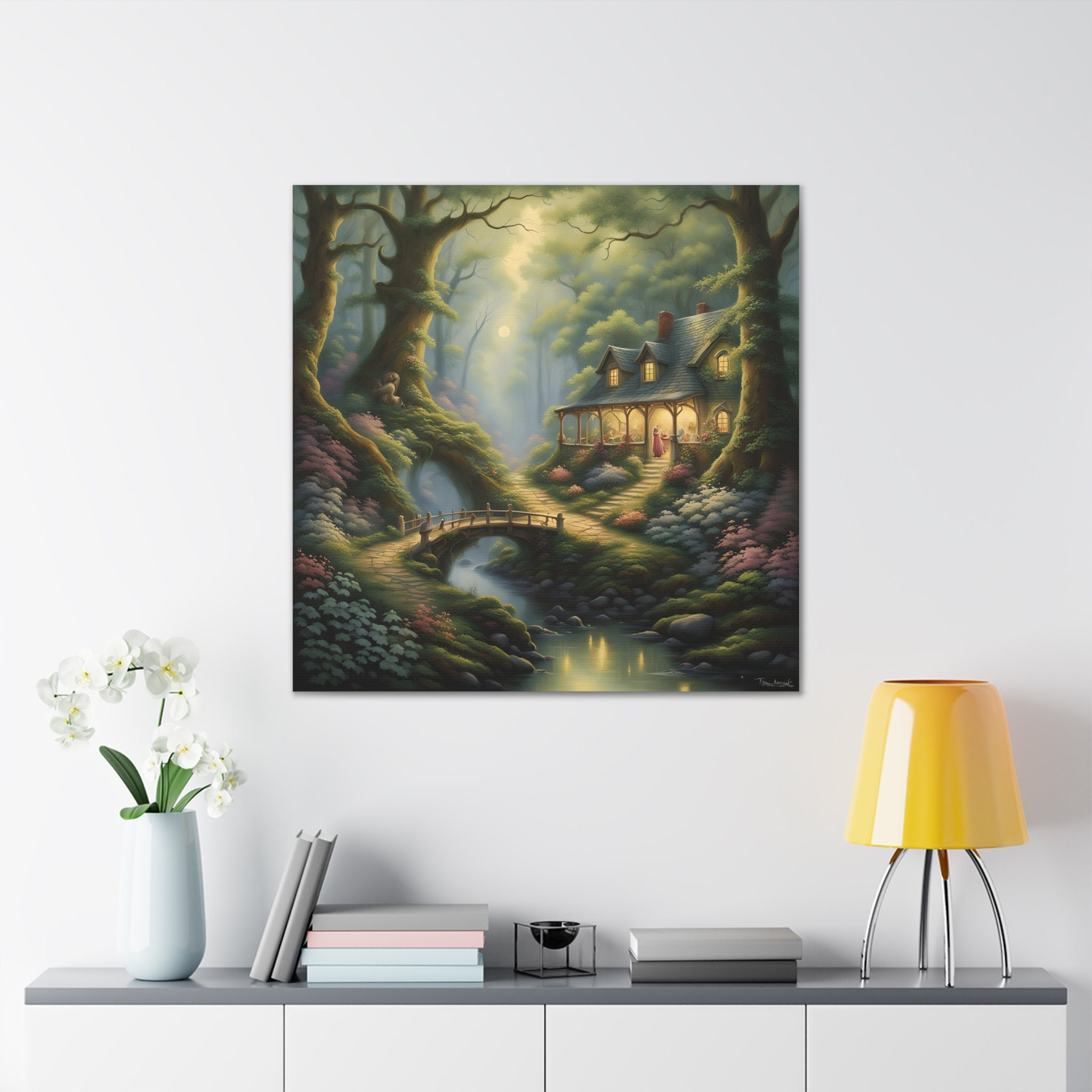 Fairytale Wall Decor, Storybook Art, Nursery Art, Enchanted Forest Art ...