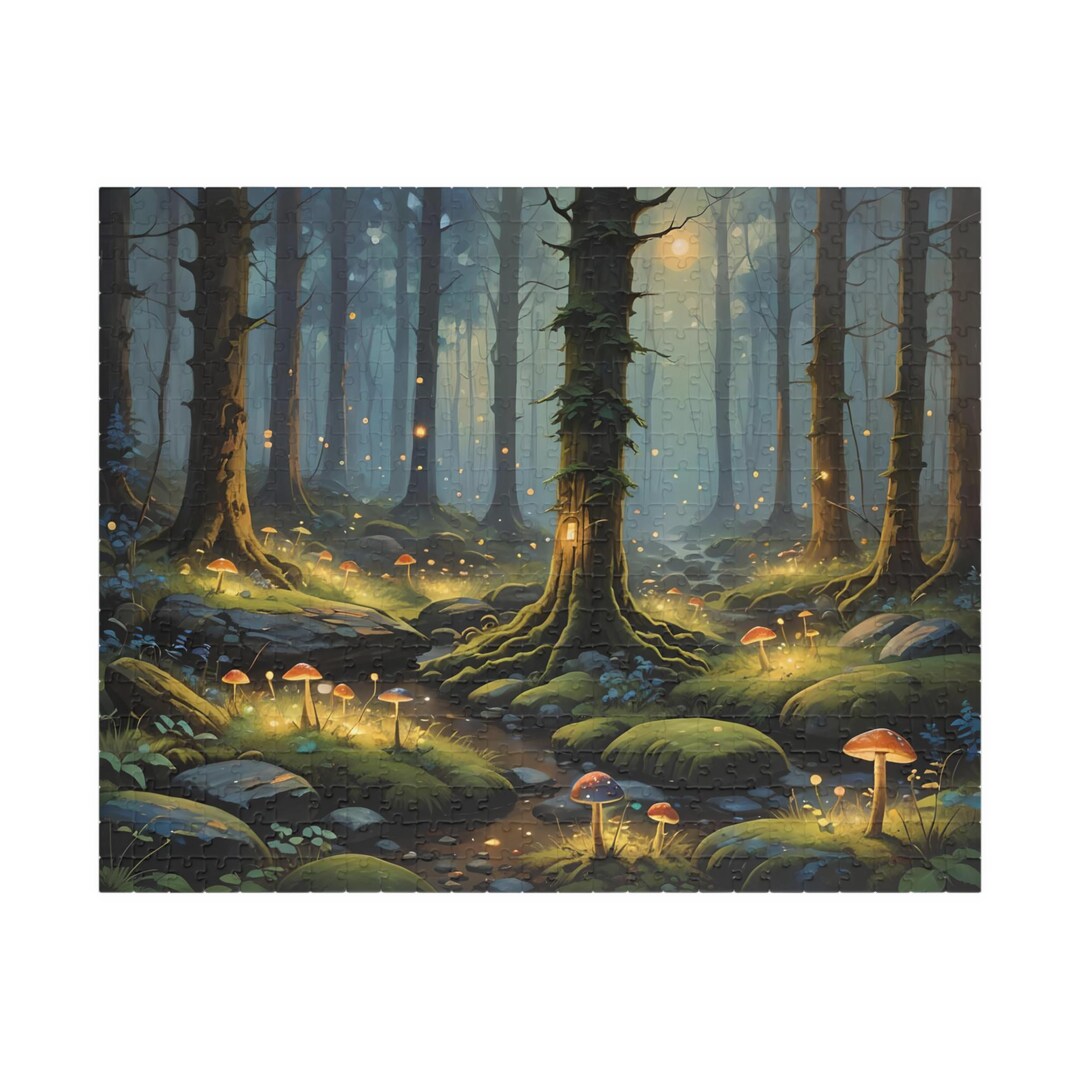 Woodlands Puzzle Enchanting Nature Puzzles, Fireflies Puzzle, Forest ...