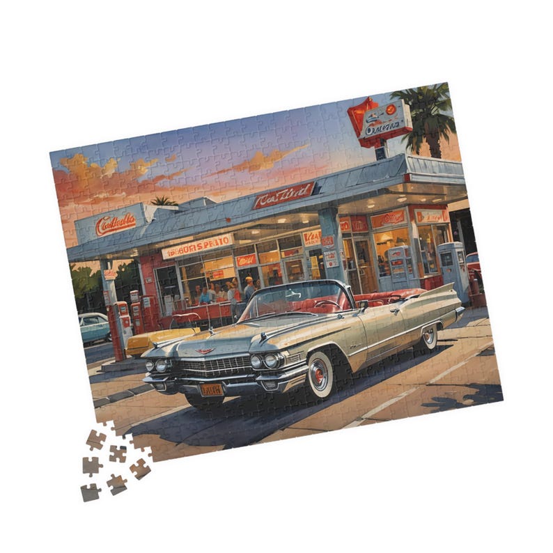 Cadillac Eldorado Puzzle - Timeless Classic Car Puzzle, Antique Car ...