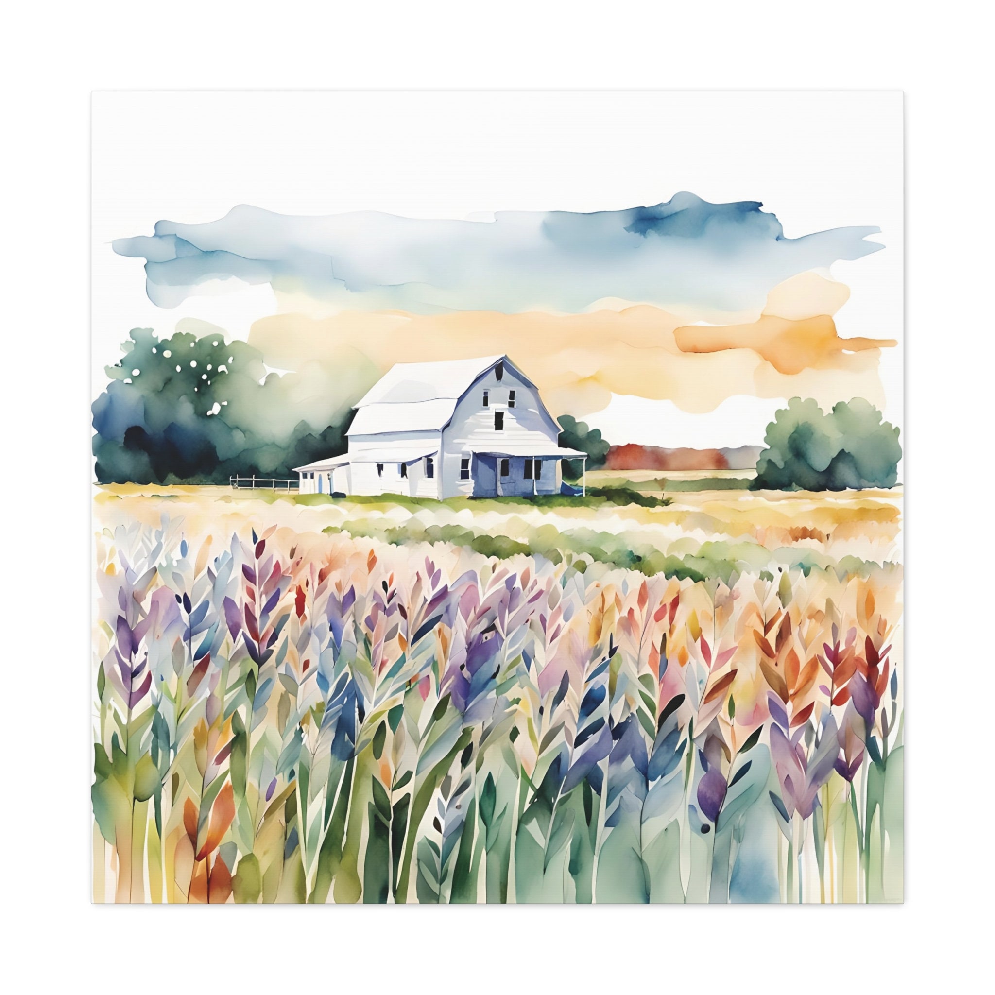 Barn Art, Farm Art, Farm Landscape Art, Country Landscape Art ...