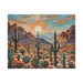 Desert Puzzle Stunning Sunset Puzzle, Unique Adult Puzzle, Landscape ...
