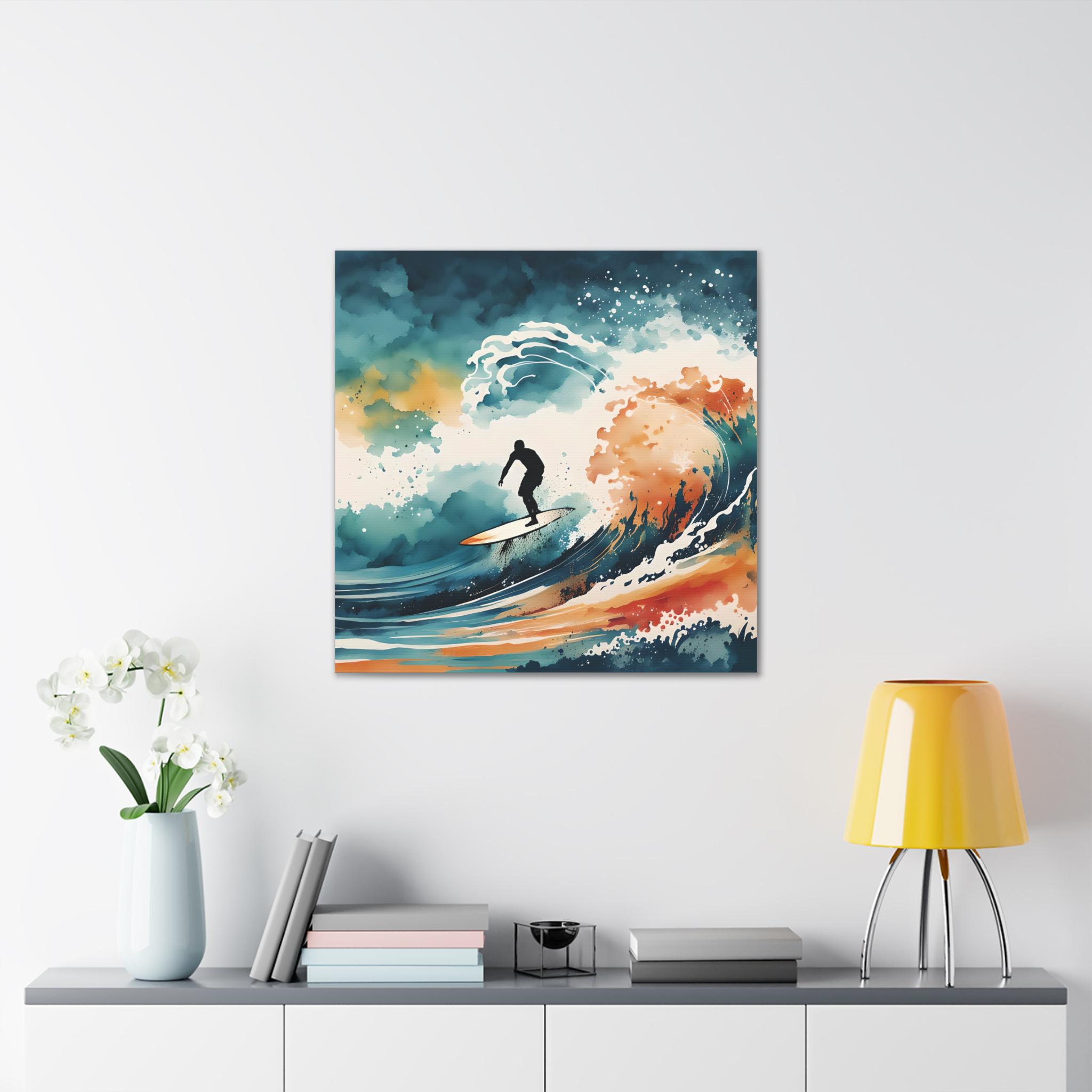 Surf Art, Ocean Art, Surfboard Art, Surfboard Wall Art, Wave Painting ...