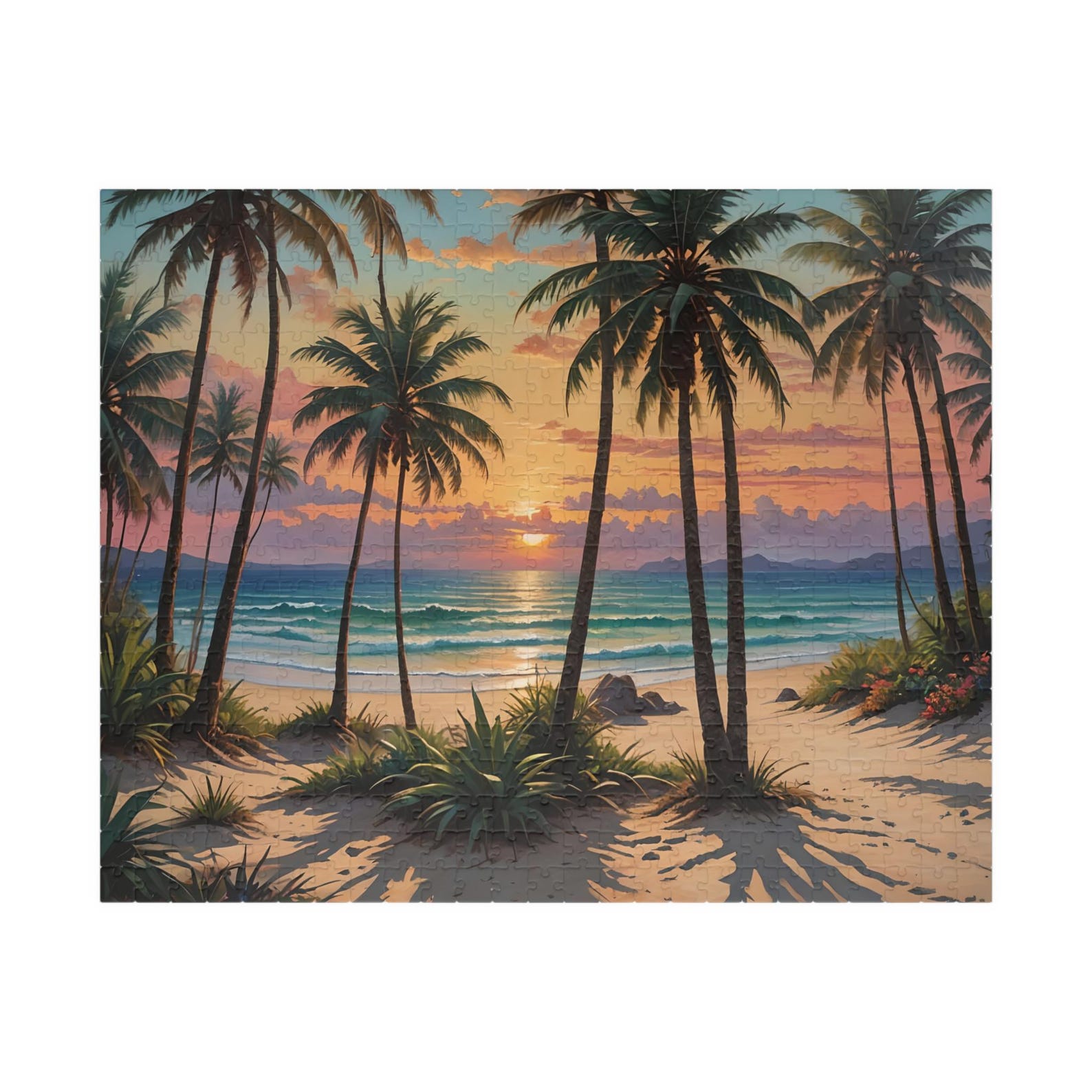 Tropical Puzzle Relaxing Tropical Beach Puzzle, Tropical Jigsaw Puzzle ...