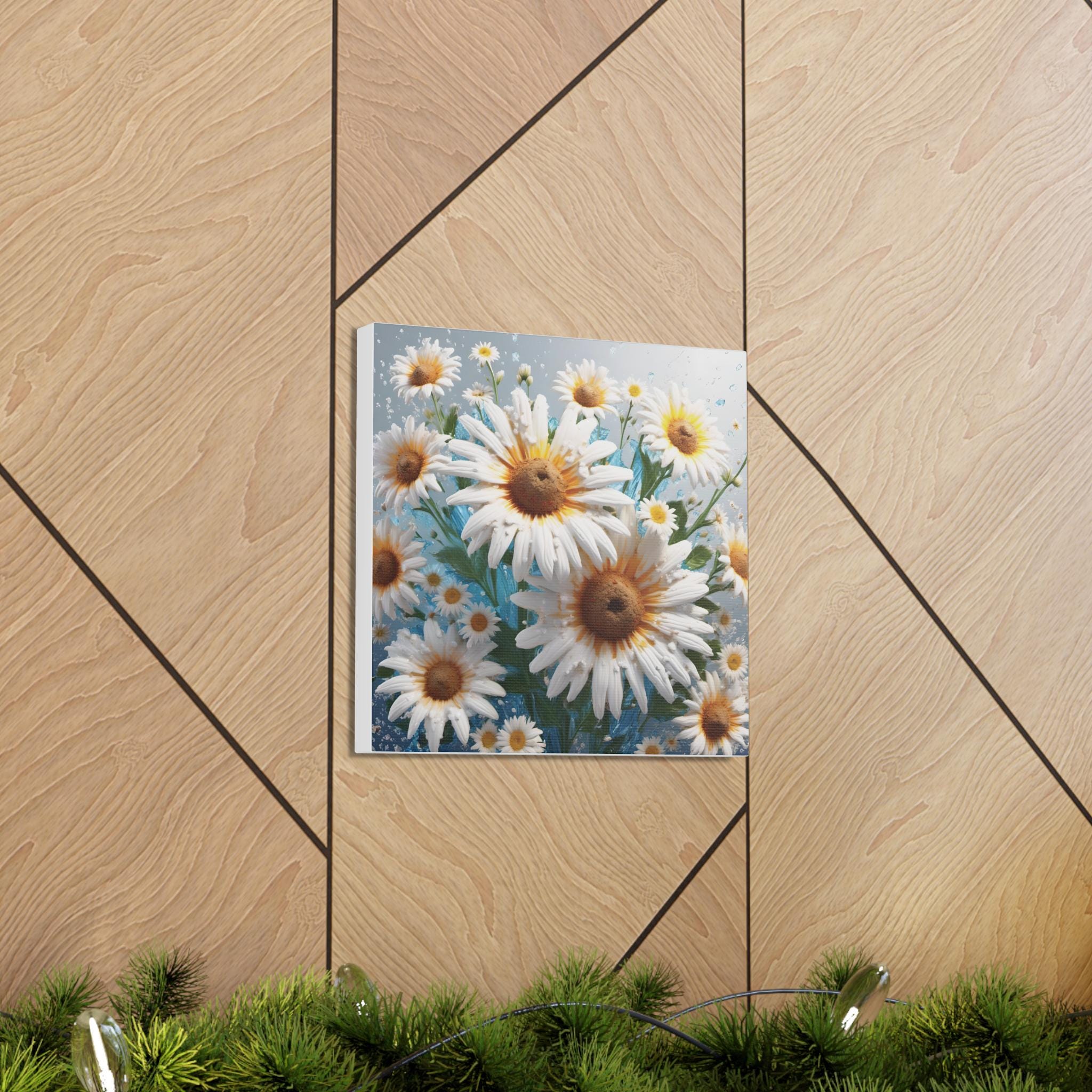 Daisy Art, Dais Flower Art, Daisy Wall Art, Daisy Canvas Art, Daisy ...