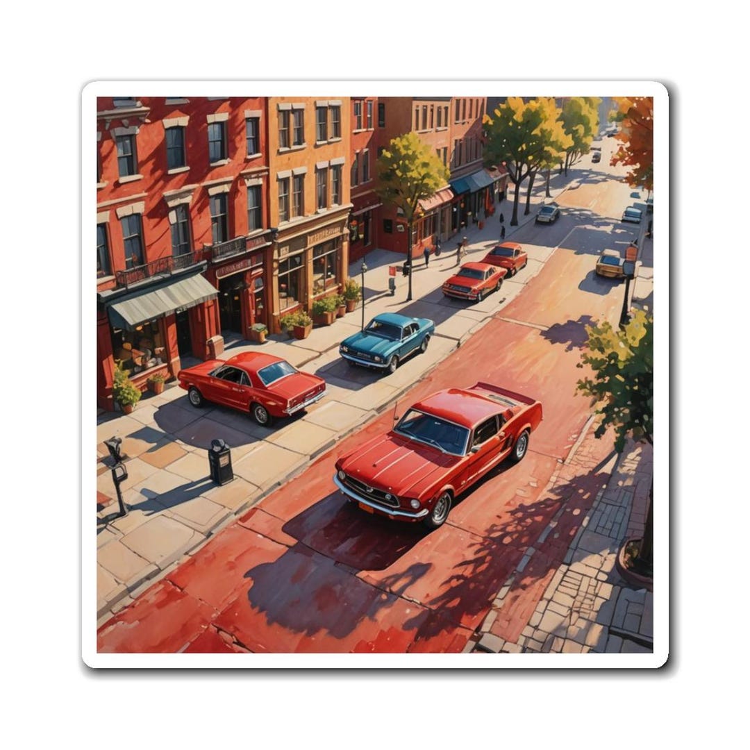 Ford Mustang Magnet Iconic Mustang Gift, Mustang Accessories, Car Guy ...