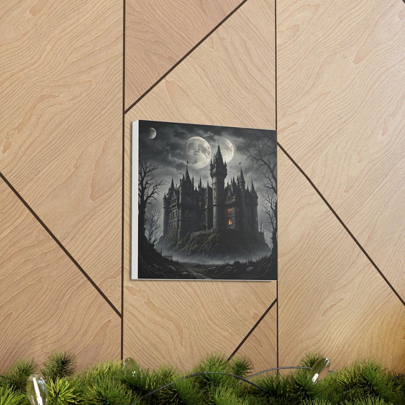 Gothic Castle Art Mysterious Dark Castle Art, Dark Cottagecore, Spooky ...