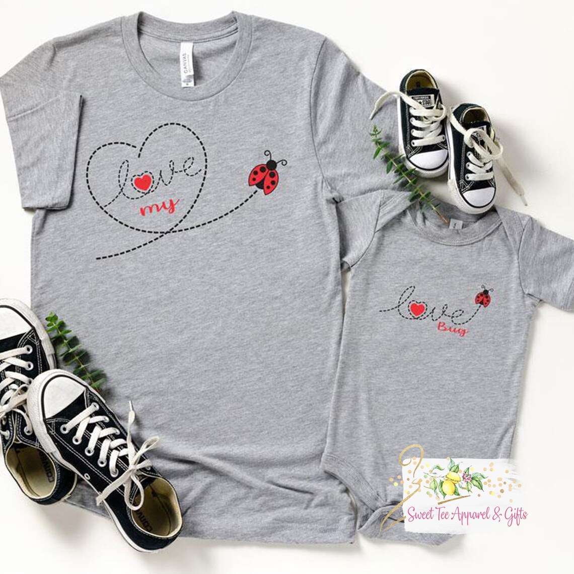 Love My Love Bug Matching Shirts - Matching Valentine Shirts - Lady Bug ...